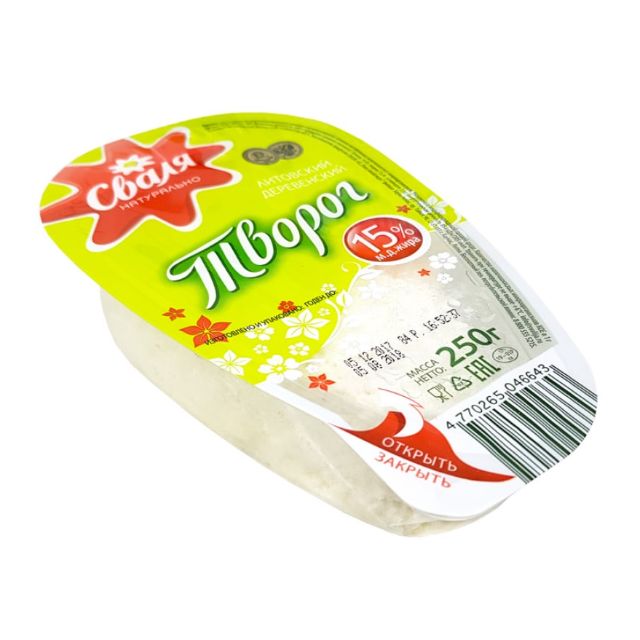 Творог "Сваля" (15%, 250гр)